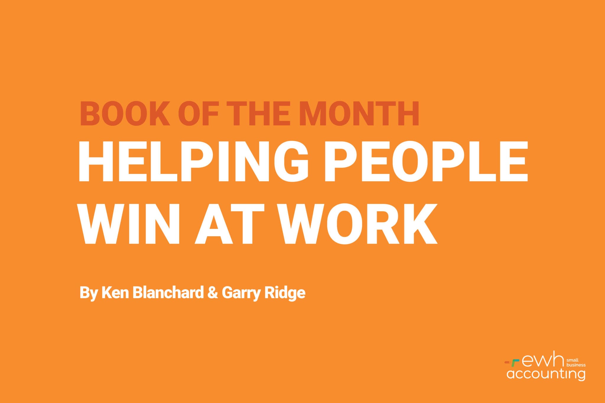 Book of the Month | EWH Small Business Accounting